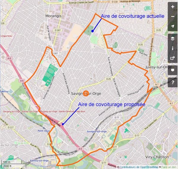 Savigny Sur Orge Itineraire